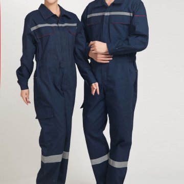 Custom Safety Work Overalls WorkWear Cotton For Men With Reflective ...